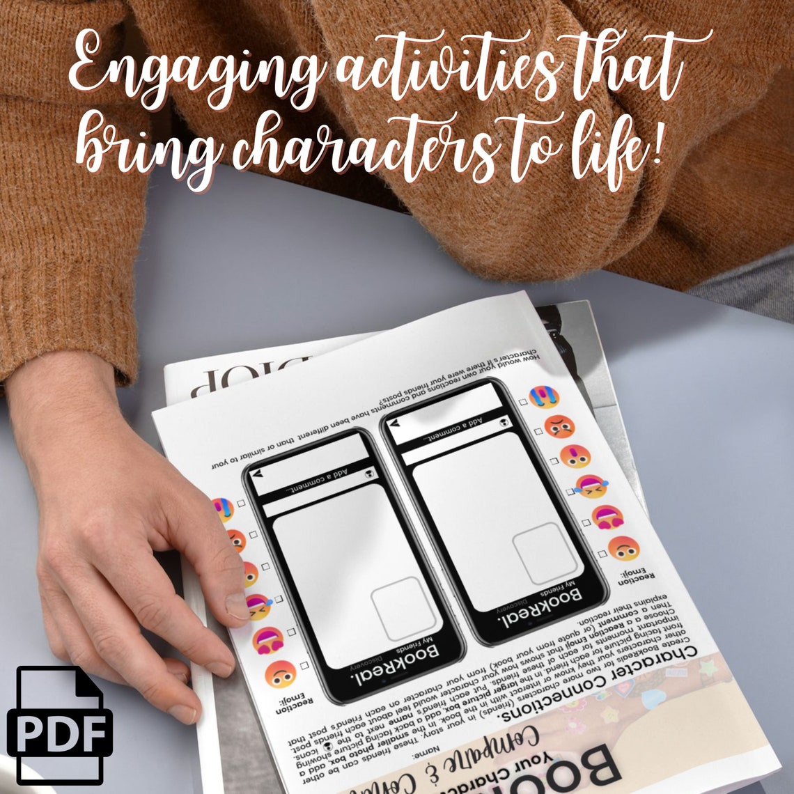 Character Analysis Activity Sheets bookreal - Etsy