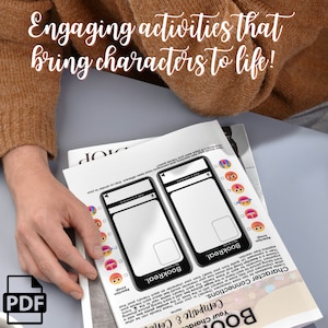 Character Analysis Activity Sheets "bookreal" Printable and Digital ...