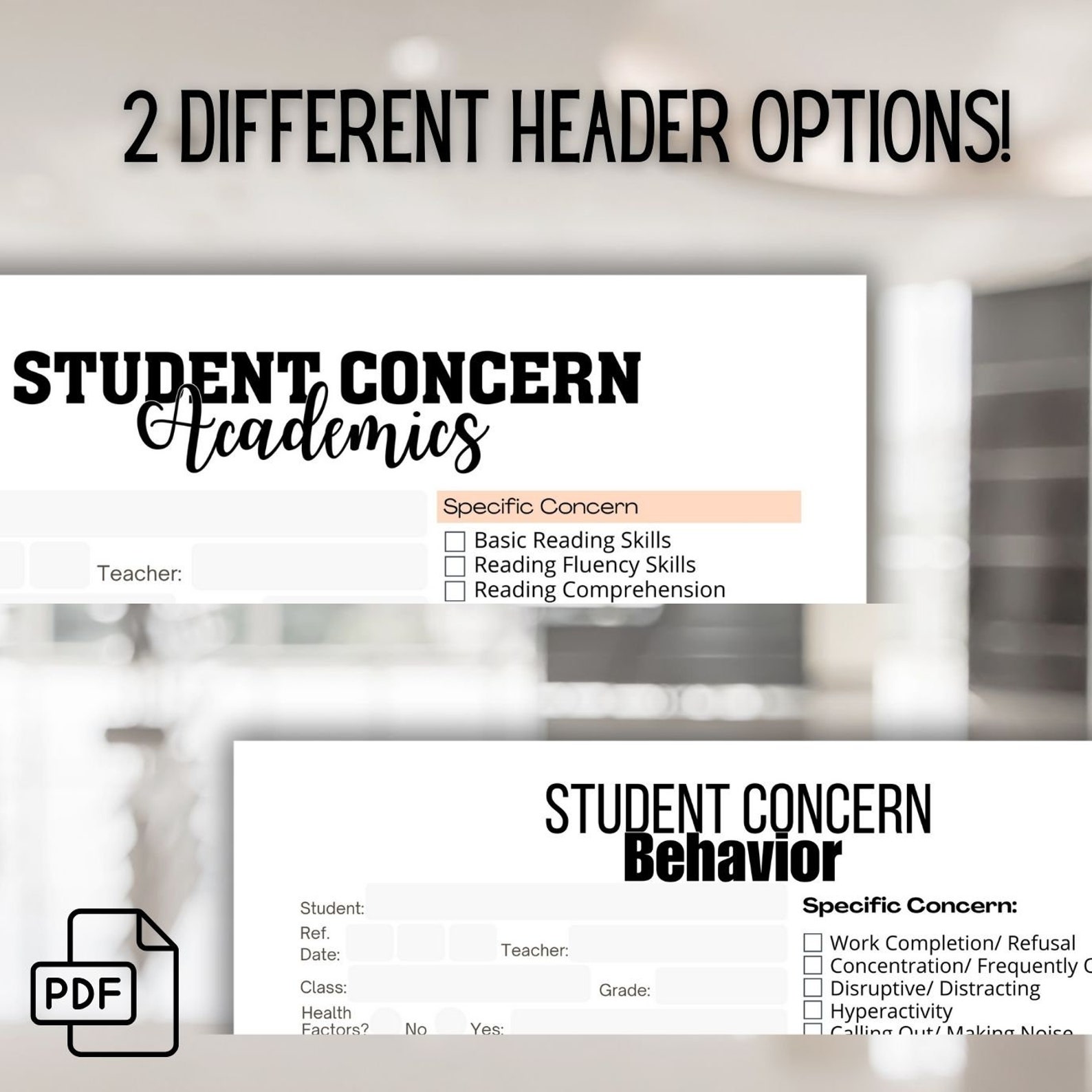 Student Concerns Documentation Sheets: IEP, RTI Interventions (PDF) - Etsy