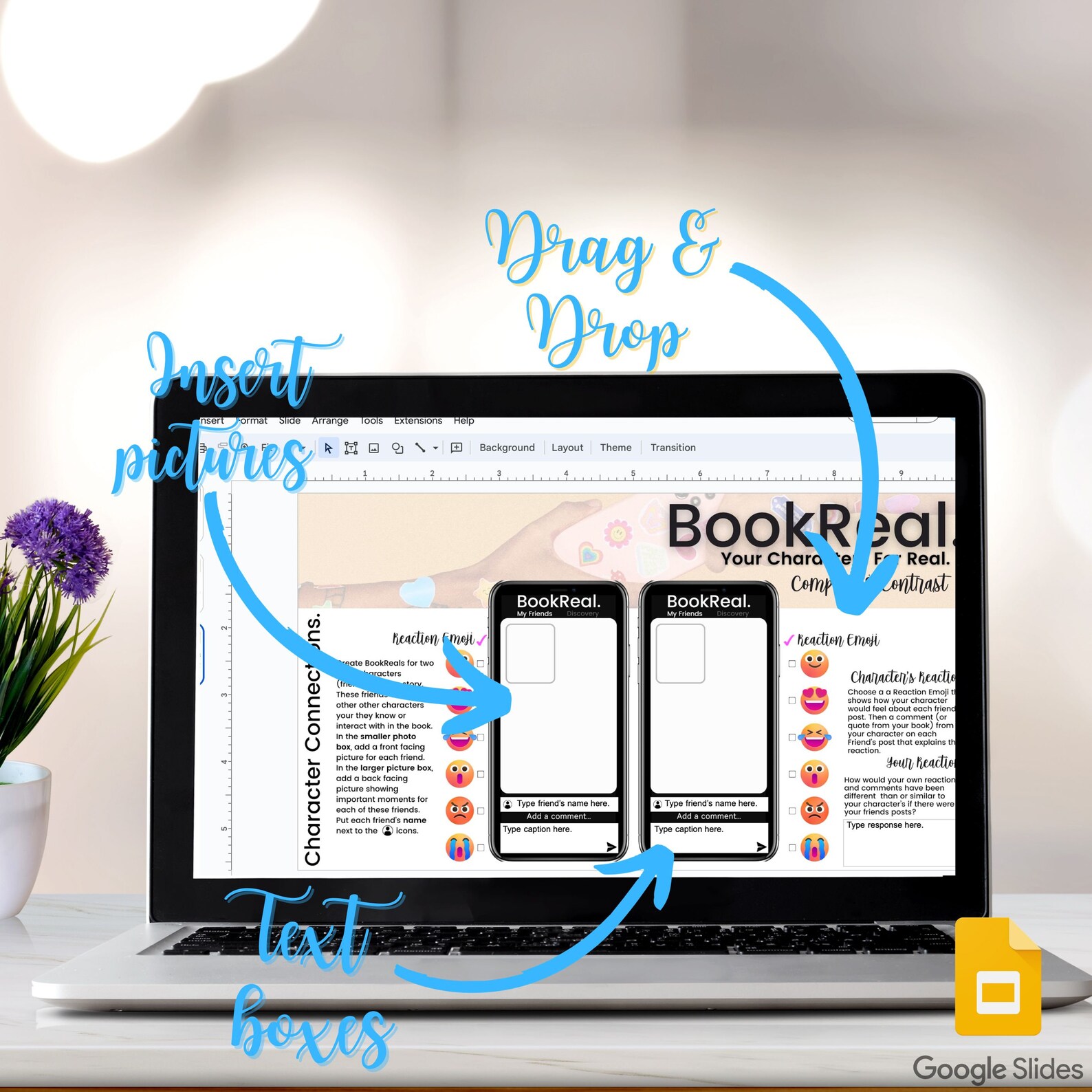 Character Analysis Activity Sheets bookreal - Etsy