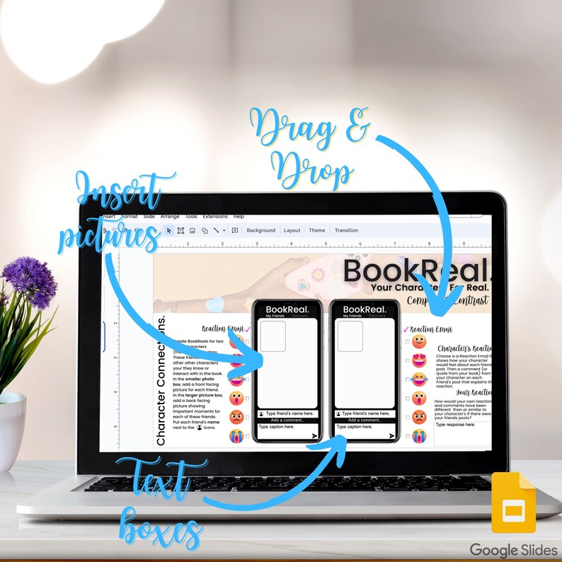 Character Analysis Activity Sheets bookreal - Etsy