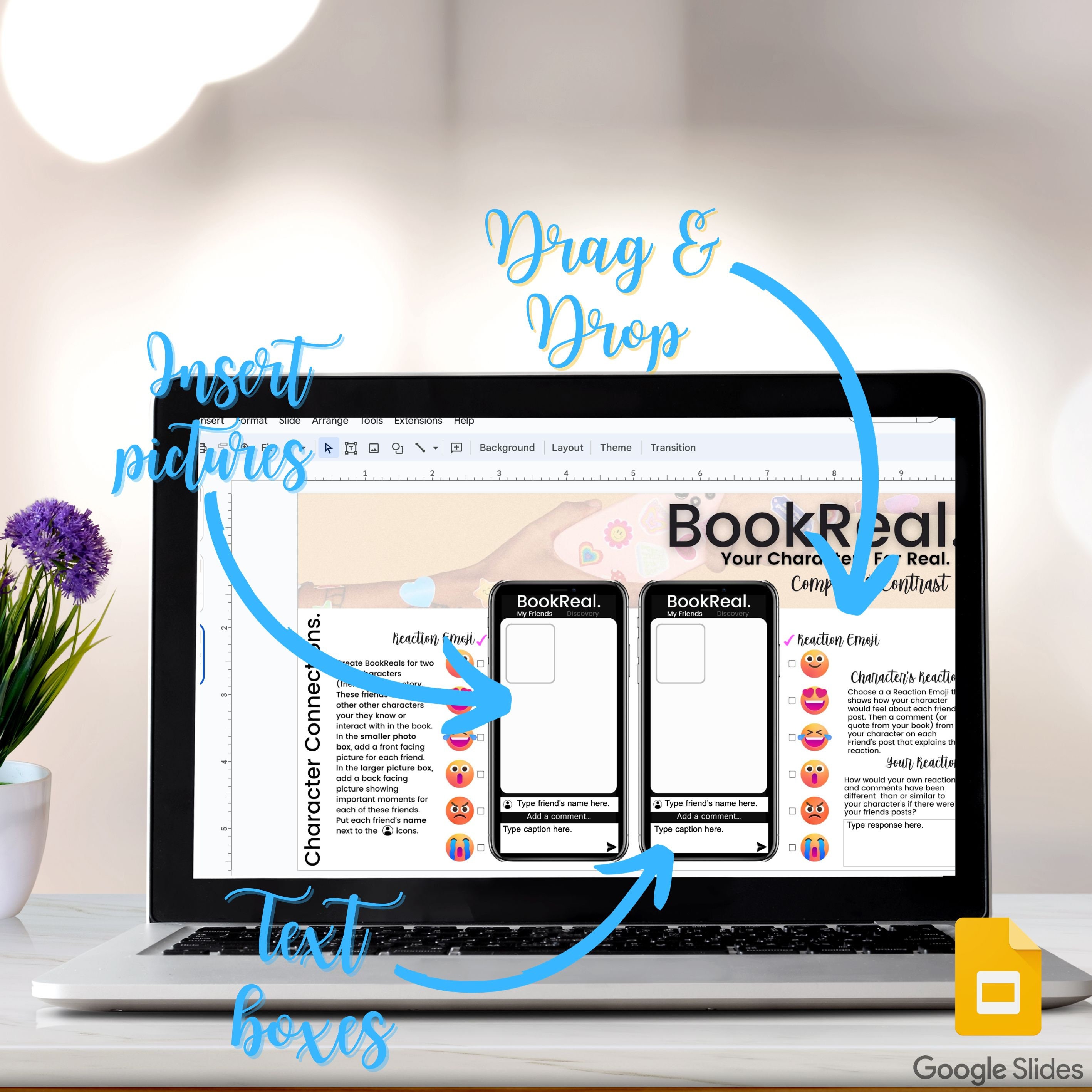 Character Analysis Activity Sheets bookreal - Etsy