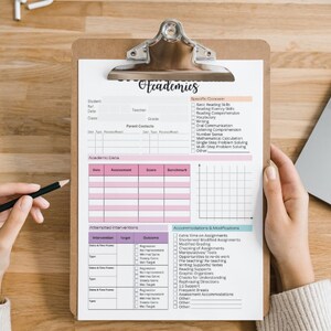 Student Concerns Documentation Sheets: IEP, RTI Interventions (PDF) - Etsy