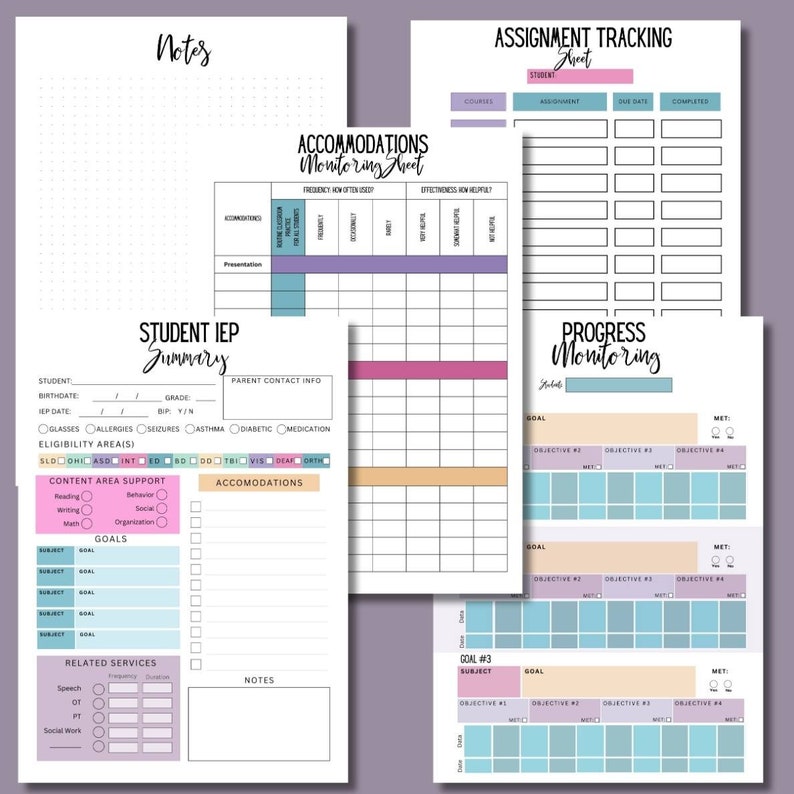 Digital Teacher Planner: Printable Colorful Watercolor, Best Teacher ...