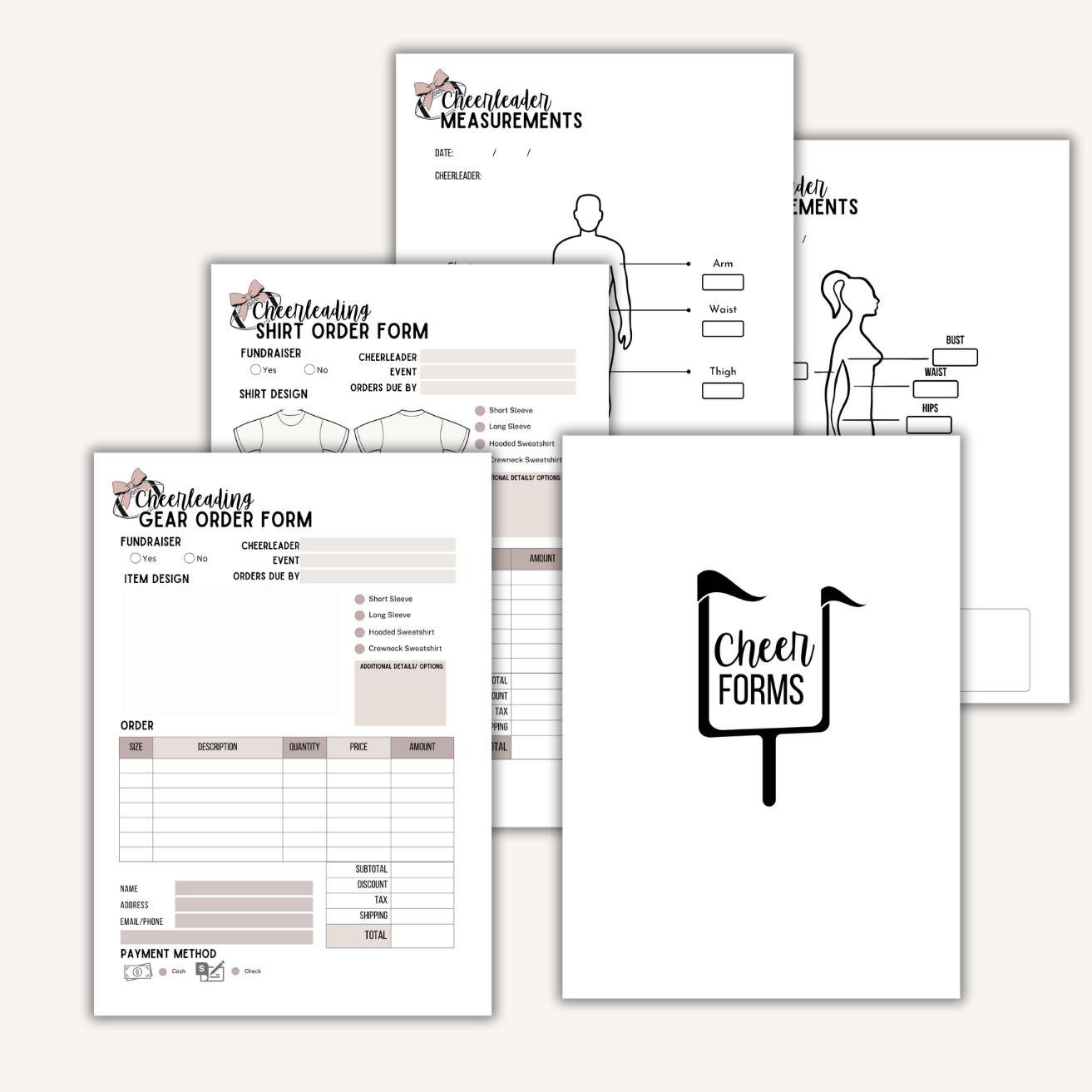 Football Cheer Coach Planner: Printable Planning Sheets PDF Digital ...