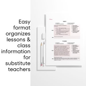 Substitute Teacher Plans Template Google Docs Purple Wildflowers ...