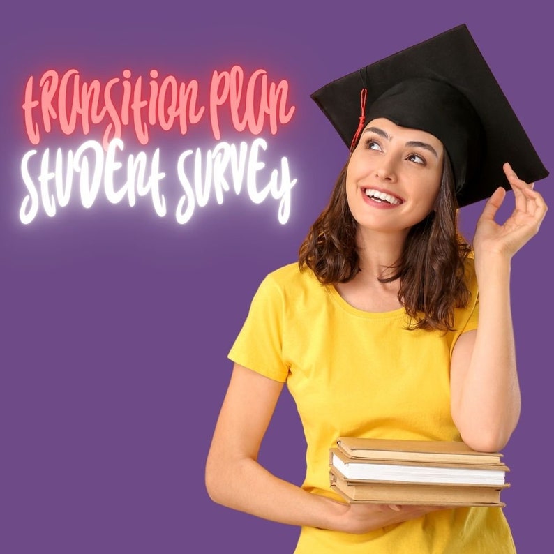 Student IEP Transition Plan Survey, Printable IEP Transition Plan ...