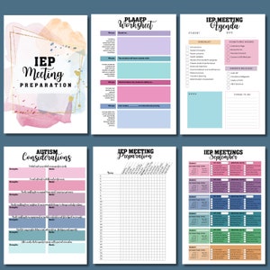 IEP Caseload Planner Digital Special Education Teacher Planning Sheet ...