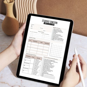 Student Concerns Documentation Sheets: IEP, RTI Interventions (PDF) - Etsy