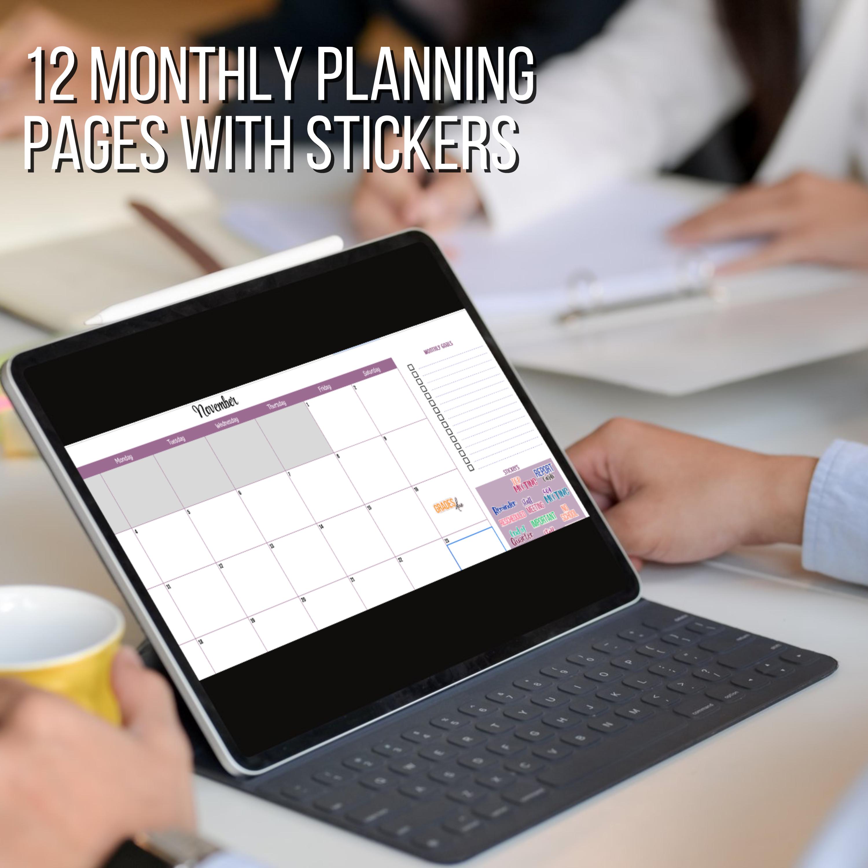 Digital Teacher Planner 2024-2025 | Editable Google Sheets With ...