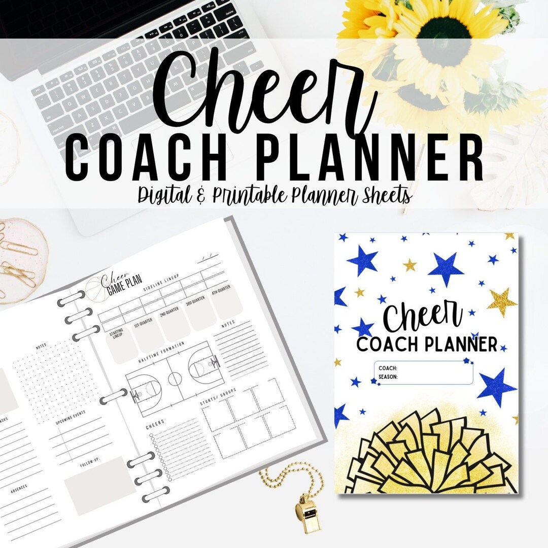 Cheer Coach Planner: Printable Planning Sheets (PDF) - Etsy