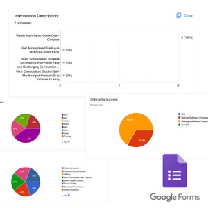 Easy IEP Goals & Progress Monitoring Tracking: Google Forms - Etsy