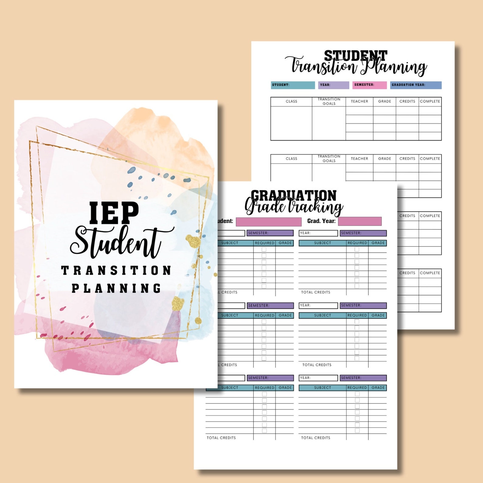 IEP Caseload Planner Digital Special Education Teacher Planning Sheet ...