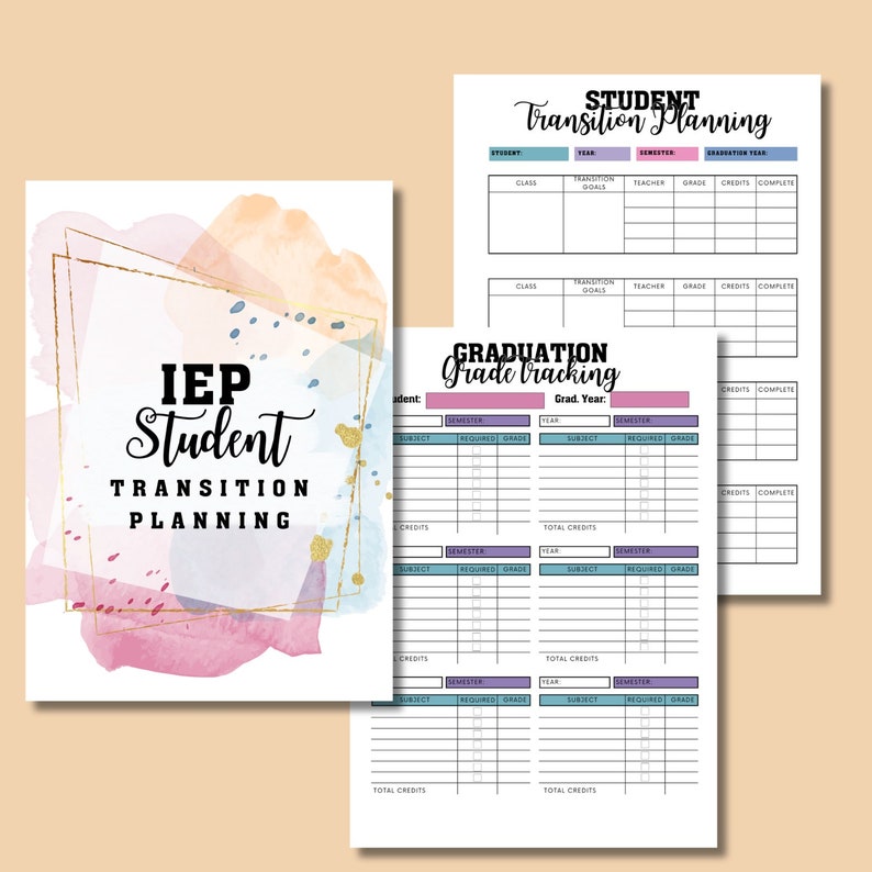 IEP Caseload Planner Digital Special Education Teacher Planning Sheet ...