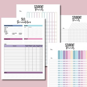 Digital Teacher Planner: Printable Colorful Watercolor, Best Teacher ...