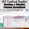IEP Meeting Note Tracker (fillable) - Etsy
