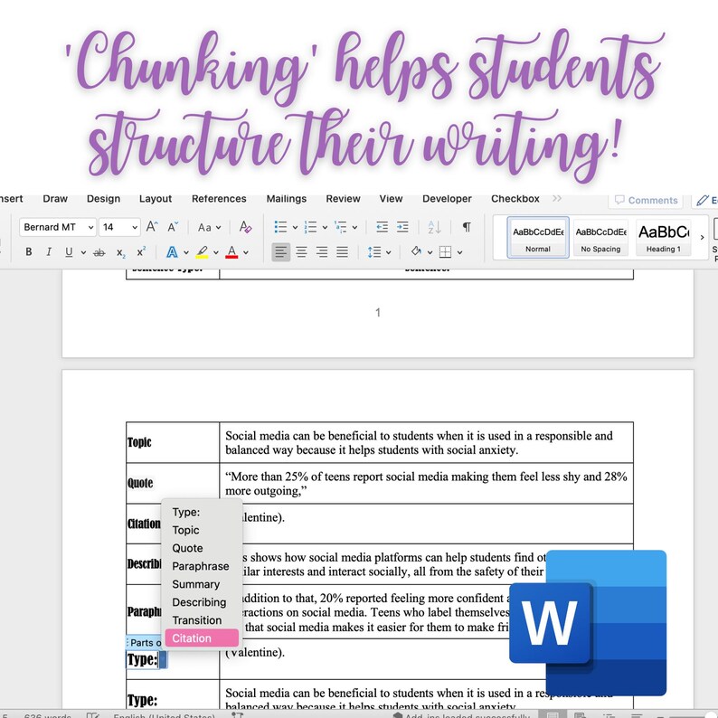Scaffolded Research Essay Template, Writing Supports, IEP ...