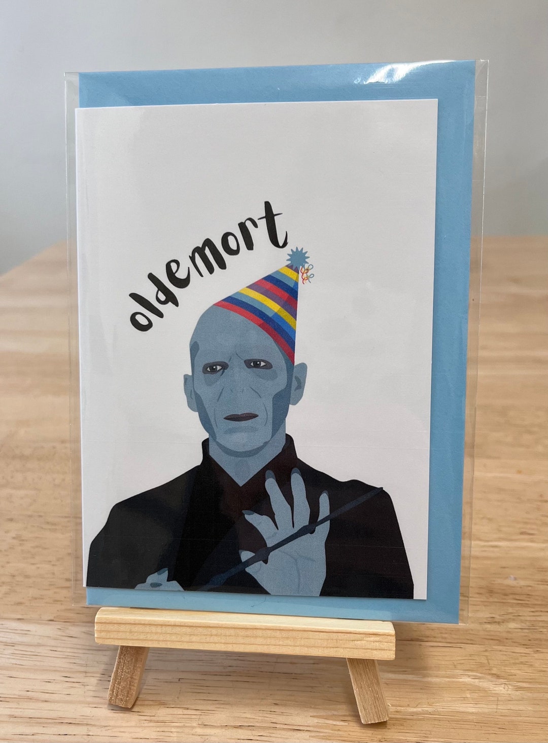 Harry Potter Birthday Card Voldemort Birthday Card Hogwarts Birthday ...
