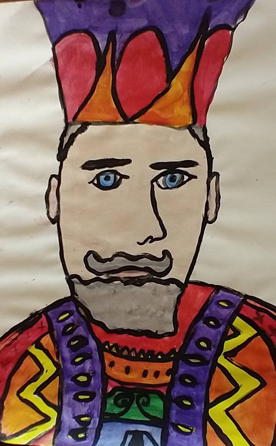 Royalty, Kings and Queens, Card Royalty, Folk Art, Prints, Children's ...