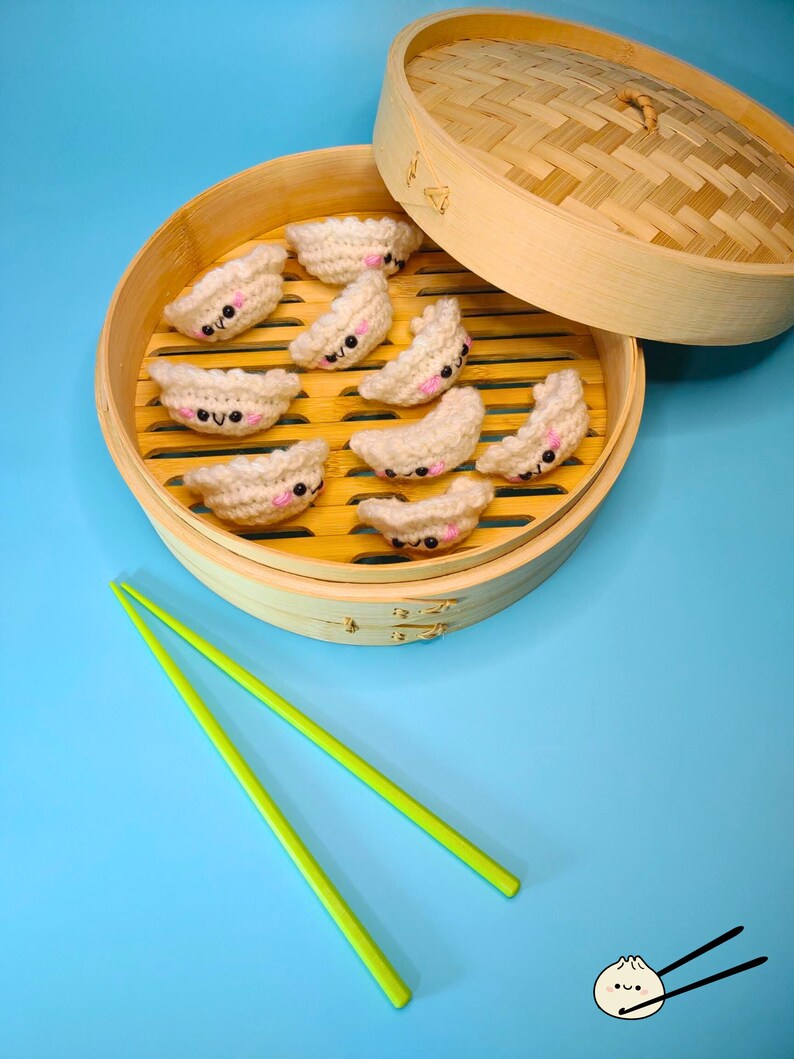 No Sew Crochet Dumpling Pattern Easy Gyoza Crochet Pattern - Etsy