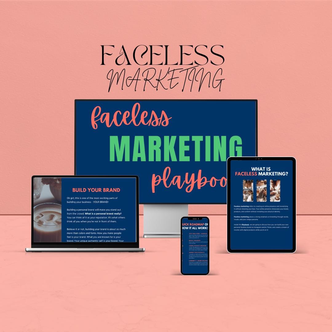 Faceless Marketing Strategy: How to Build a Profitable Online Brand ...