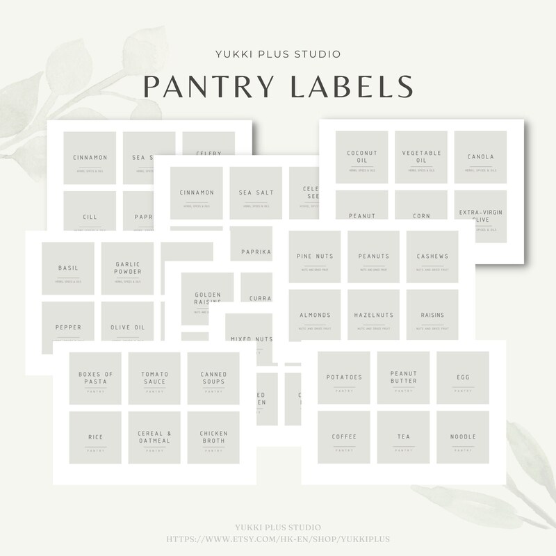 Minimalist Labels - Etsy