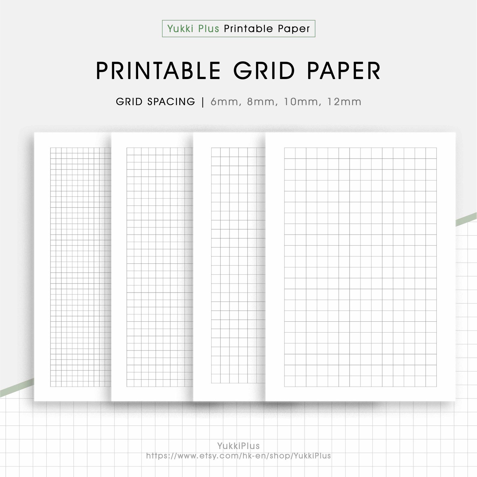 NEW LAUNCH! Grid Pages Inserts, Grid Paper, Square Grid, A4, Letter, A5 ...