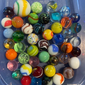 Summer Special 50 Marbles 14mm-16mm, 1 Shooter & Bag Regular, Imperial ...