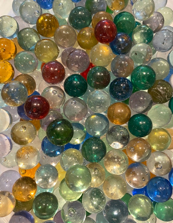 Set of 50 100 or 200 Champion Marbles Multi Colored 5/8 - Etsy