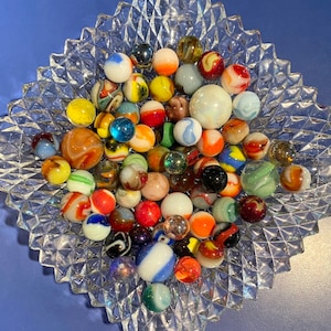 Summer Special Instant Marble Collection 30 DIFFERENT Marbles 14mm-16mm ...