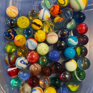 Summer Special 50 Marbles 14mm-16mm, 1 Shooter & Bag Regular, Imperial ...