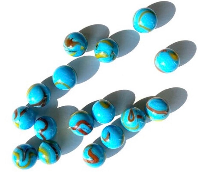 Set of 5 or 10 serpent Mega Marble Glass Marbles 5/8 16mm | Etsy