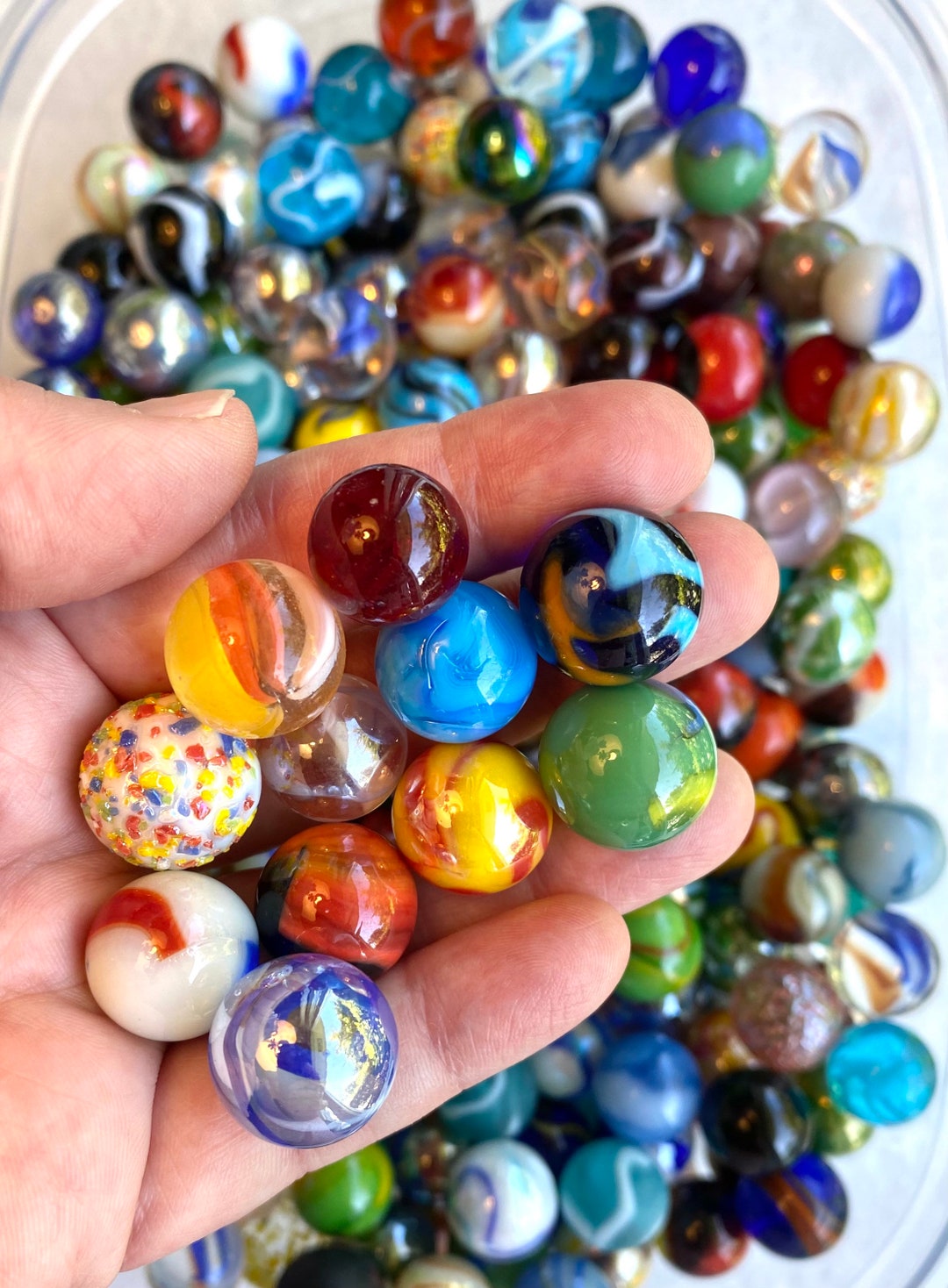 Summer Special Instant Marble Collection 30 DIFFERENT Marbles 14mm-16mm ...