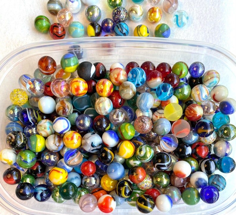 Instant Marble Collection Mega Marbles 25 DIFFERENT Mega - Etsy