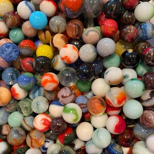 100 Vintage Premium Marble Mix! All Different! Jabo, Marble King ...