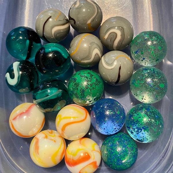 1 Inch Marbles - Etsy