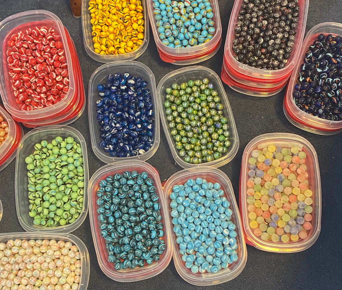 Instant Marble Collection Mega Marbles 25 DIFFERENT Mega - Etsy