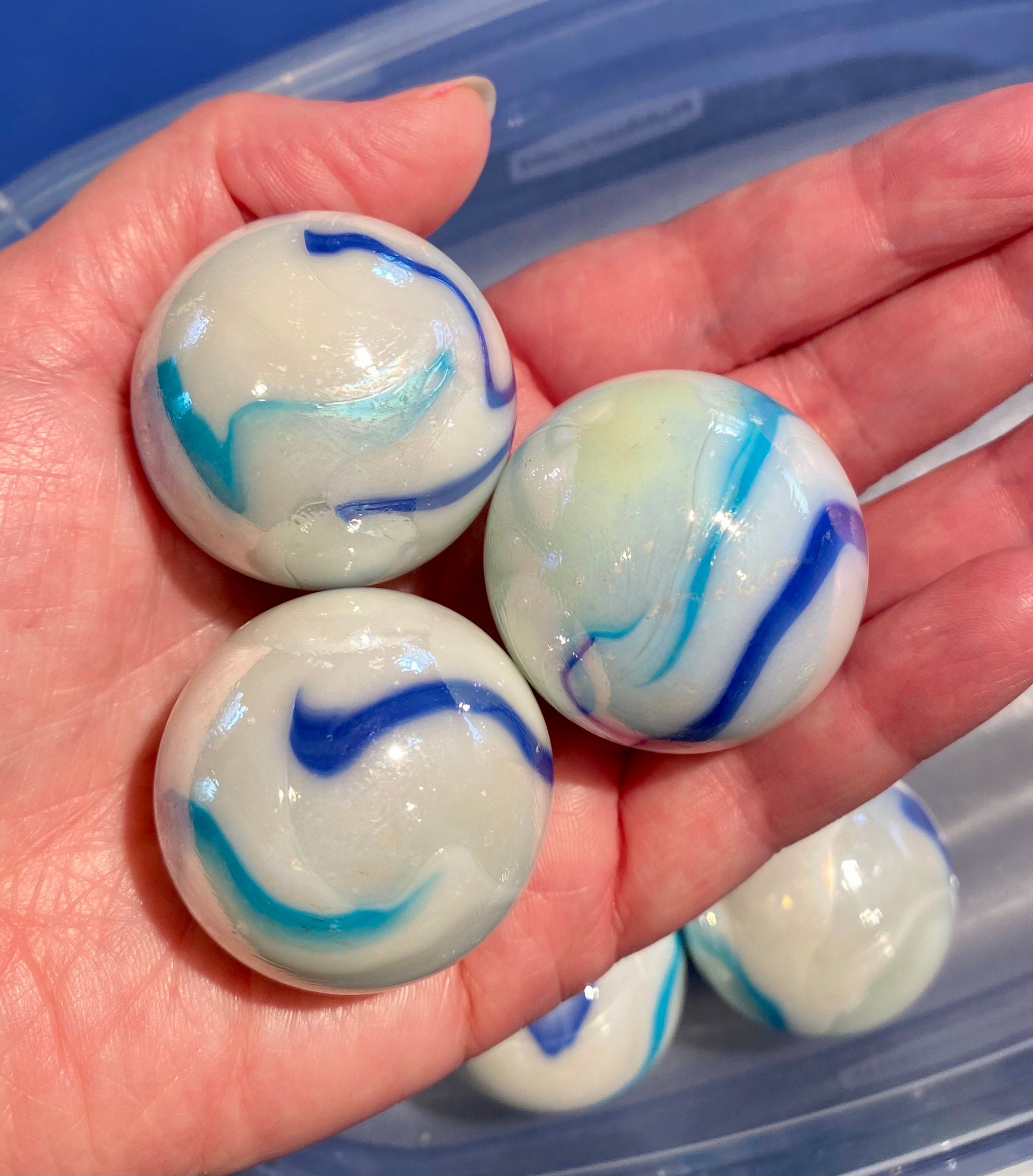 One jellyfish Mega Marble Glass Marbles 1 3/8 35mm - Etsy