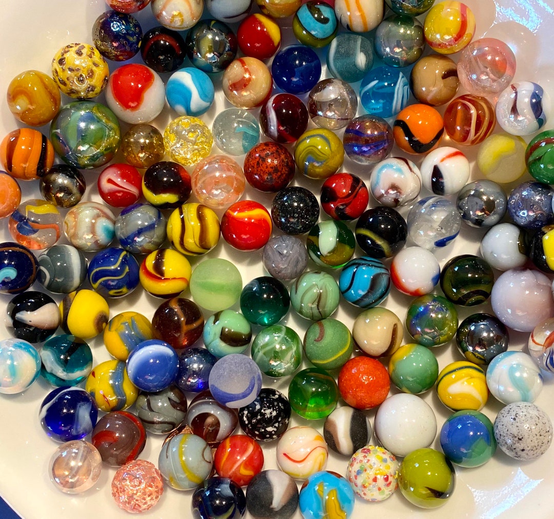 Instant Marble Collection Mega Marbles 25 DIFFERENT Mega - Etsy