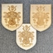 Roosevelt Painted Family Crest - Coat of Arms - Heraldry Shield - Etsy