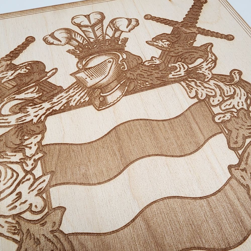 Pair of Rivera Family Crest Coat of Arms - Etsy