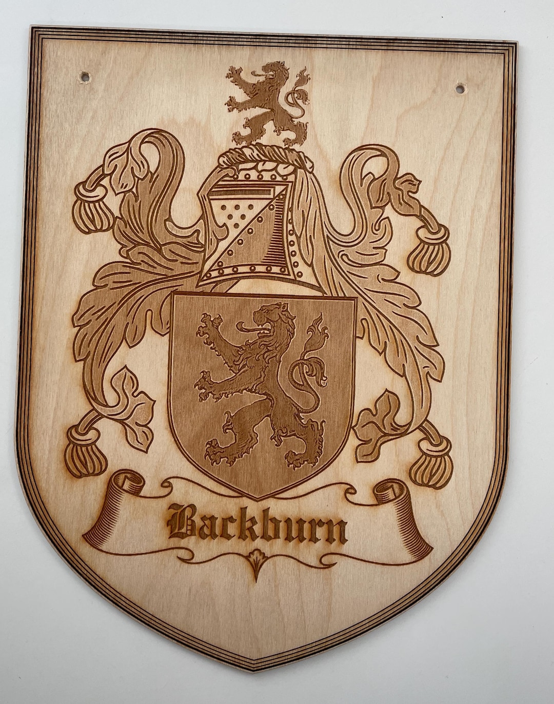Blackburn Family Crest - Coat of Arms - Heraldry Shield - Etsy