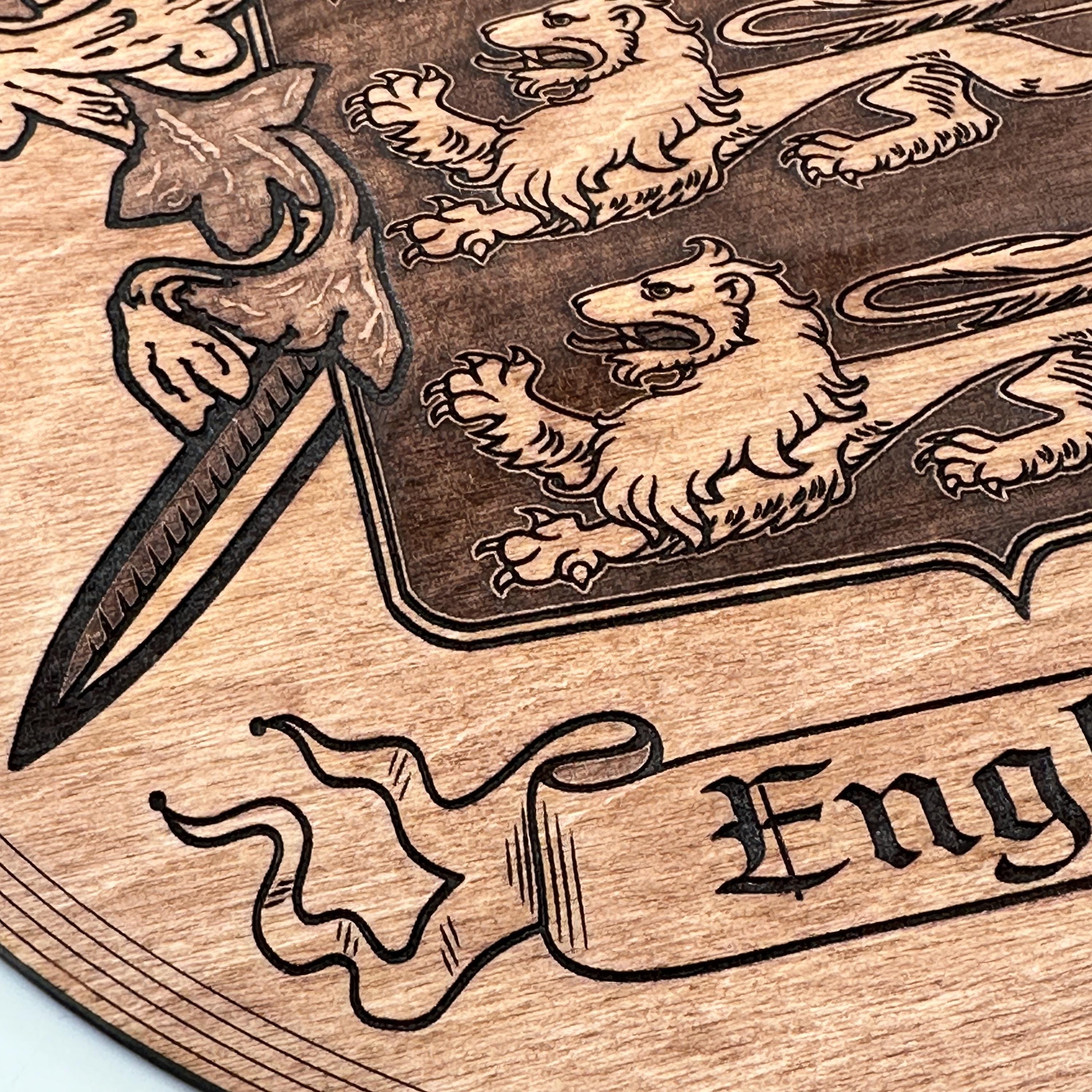 England Family Crest - Coat of Arms - Heraldry Shield - Etsy