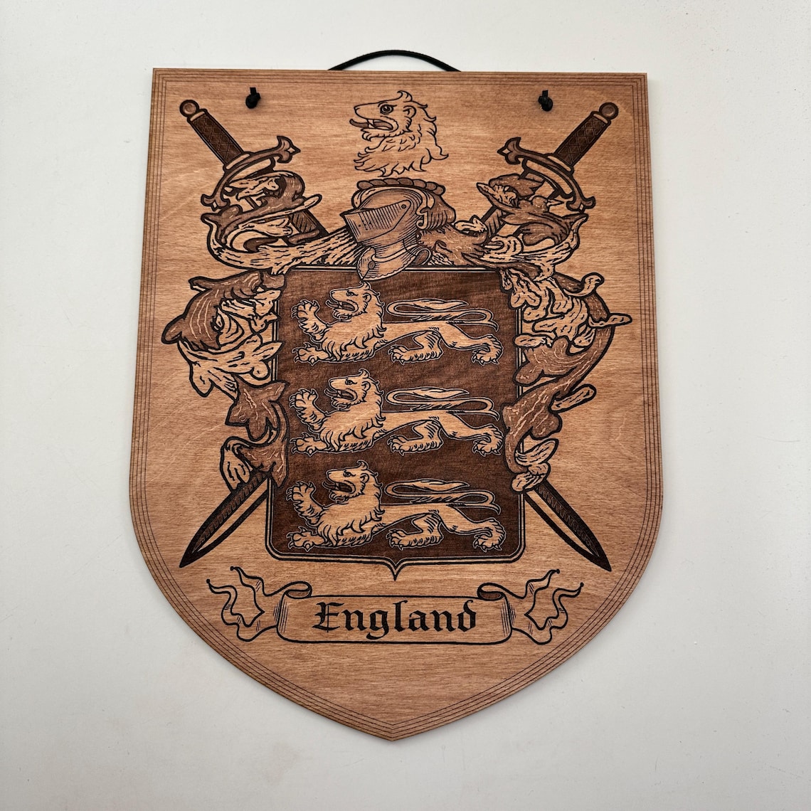 England Family Crest - Coat of Arms - Heraldry Shield - Etsy