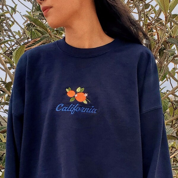 California Crewneck Sweatshirt - Etsy