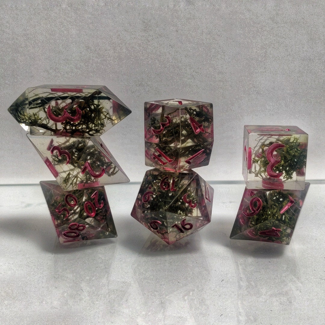 Forbidden Forest A Dice Guy Handmade RPG Sharp Edge Dice - Etsy