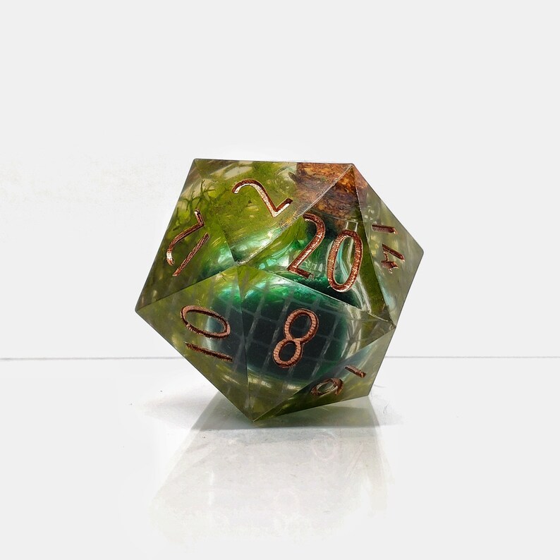 Poison Liquid Core Chonk 30mm D20 A Dice Guy Handmade - Etsy Australia