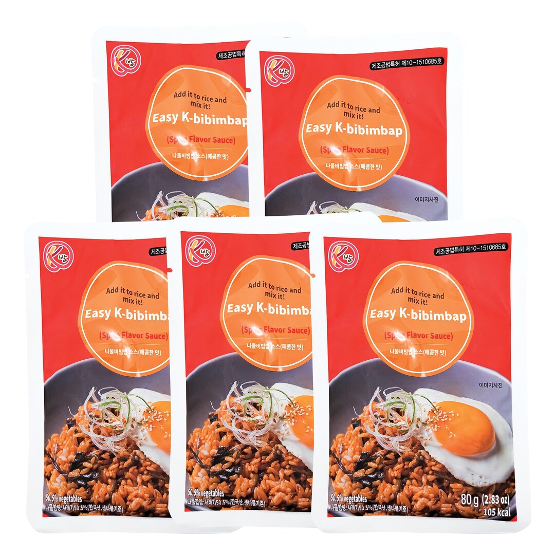 K Bap Spice & Hot Flavor Sauce Korean Easy K-bibimbap Sauce Herbs ...