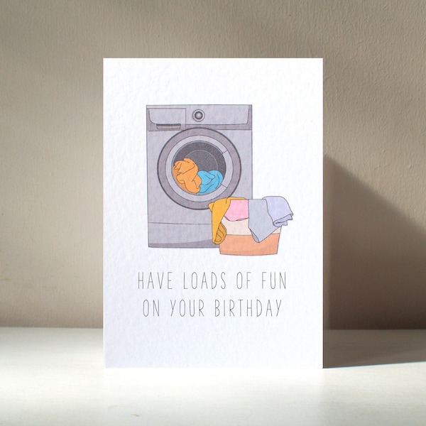 Washing Line Card - Etsy UK