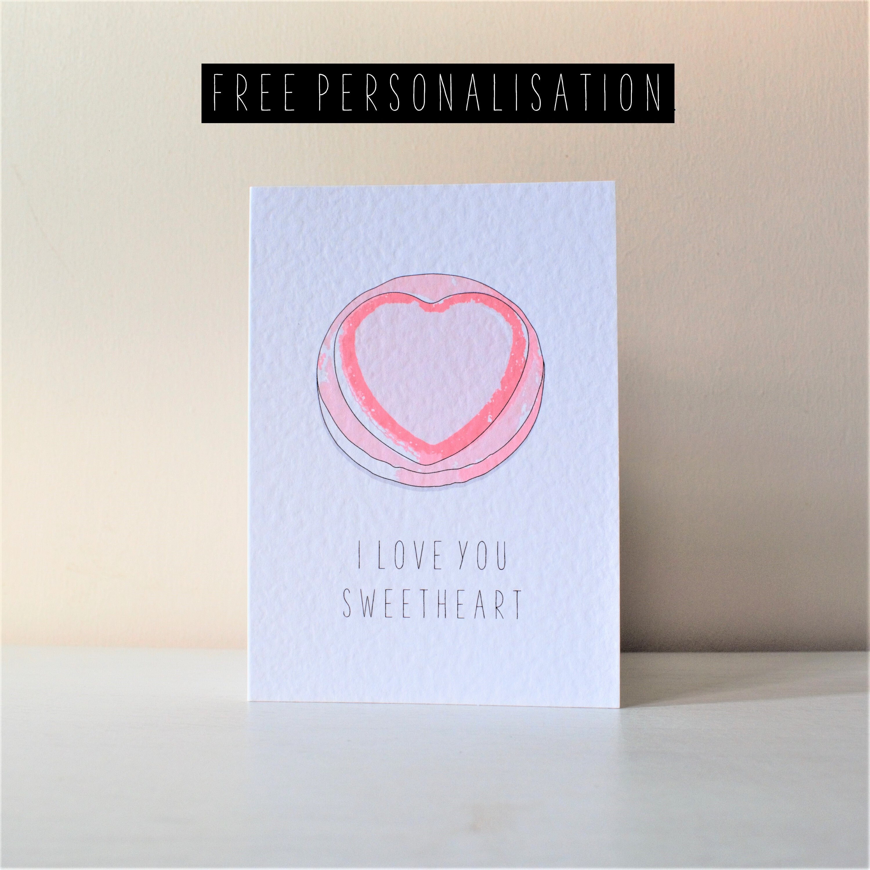 Love You Sweetheart Cards